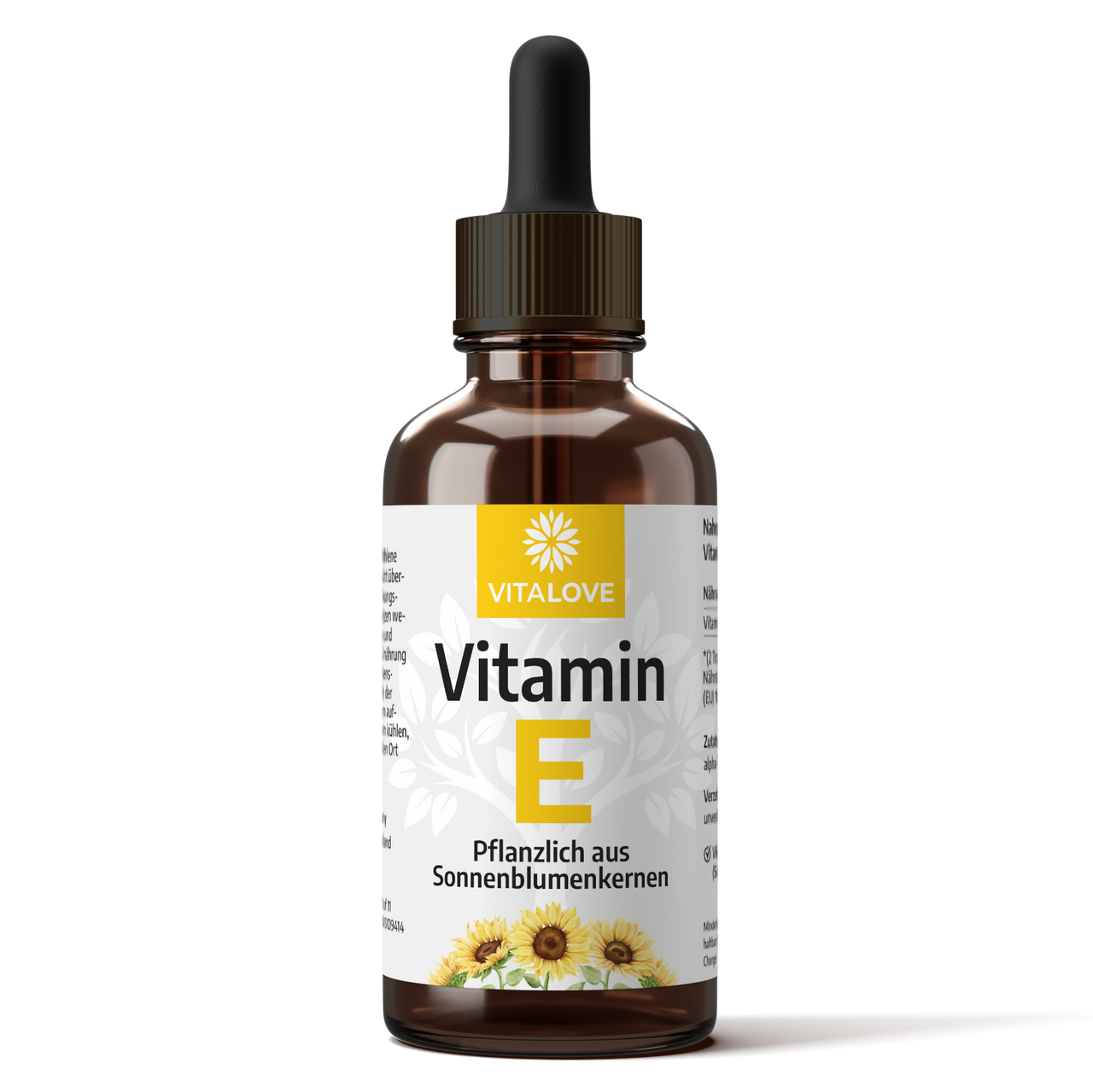 Vitamin E Tropfen (100 IE pro Tagesportion) – 30 ml – VITALOVE ...