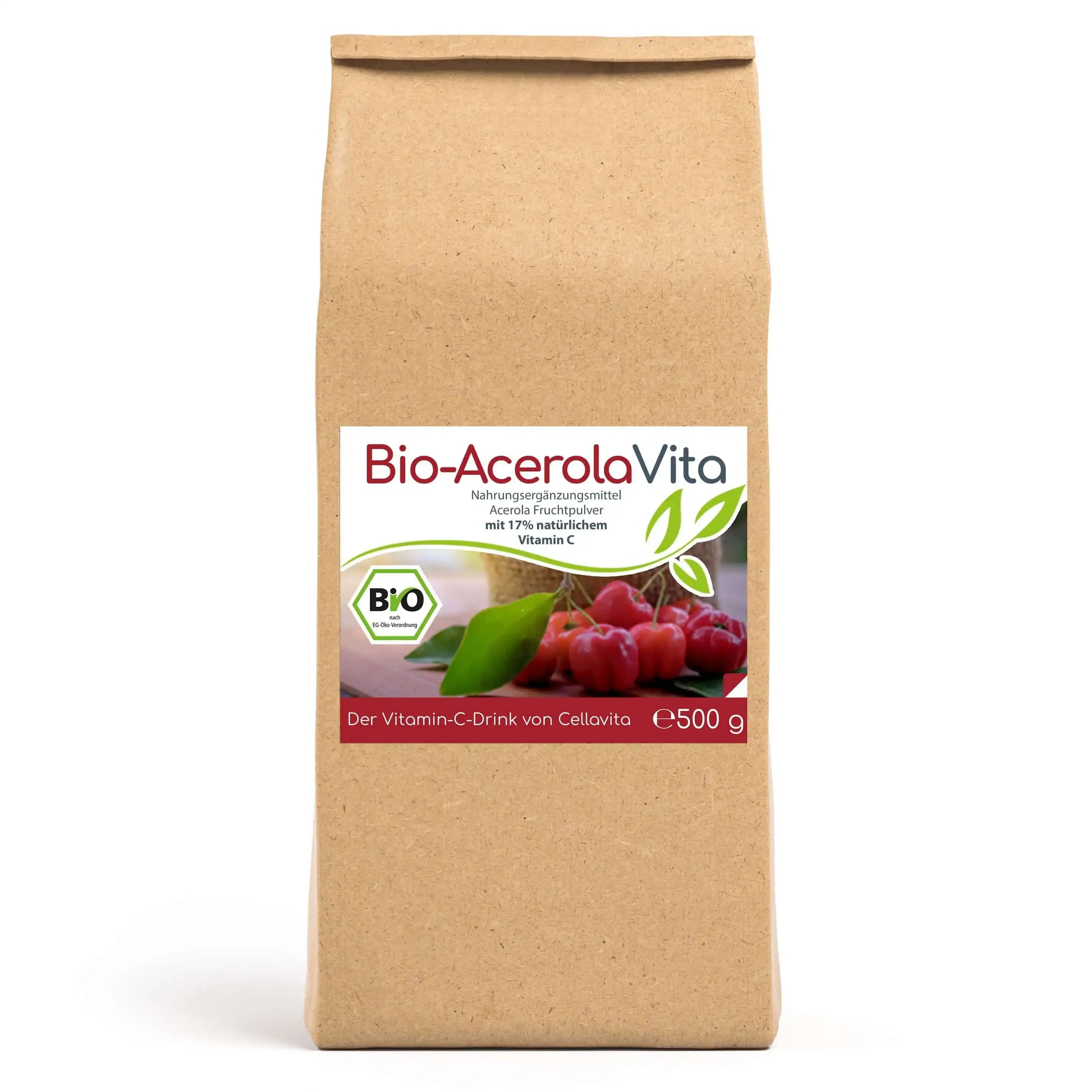 Bio Acerola Pulver (Vitamin-C-Drink) – VITALOVE - Naturprodukte